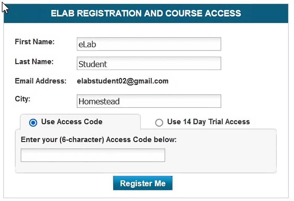 Get Started: Access Code